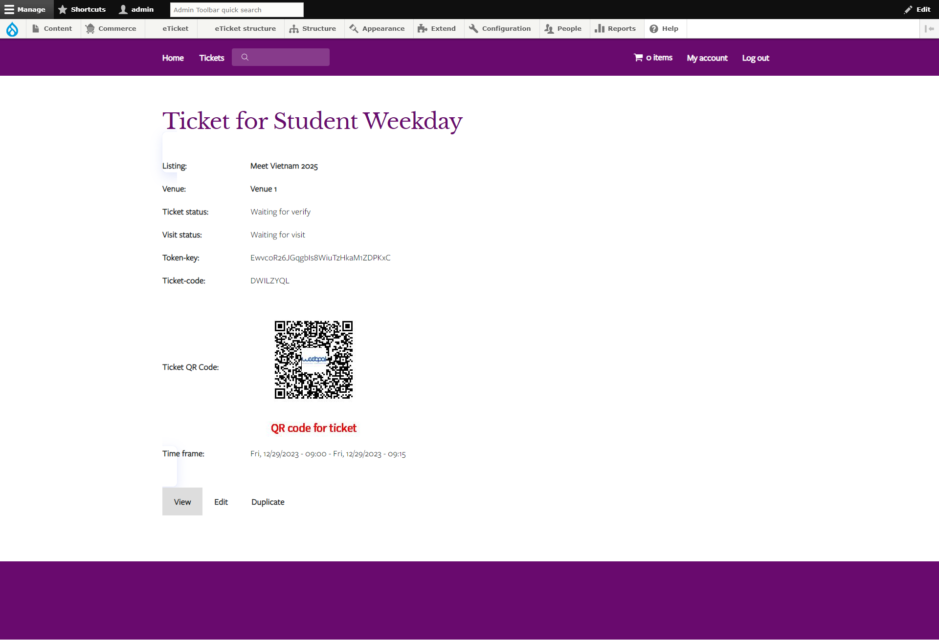 Mine Ticket - Your Build-for-Life Ticketing System | WeebPal